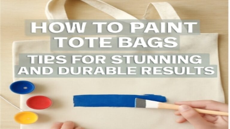 How to Paint Tote Bags: Tips for Stunning and Durable Results - Tendee